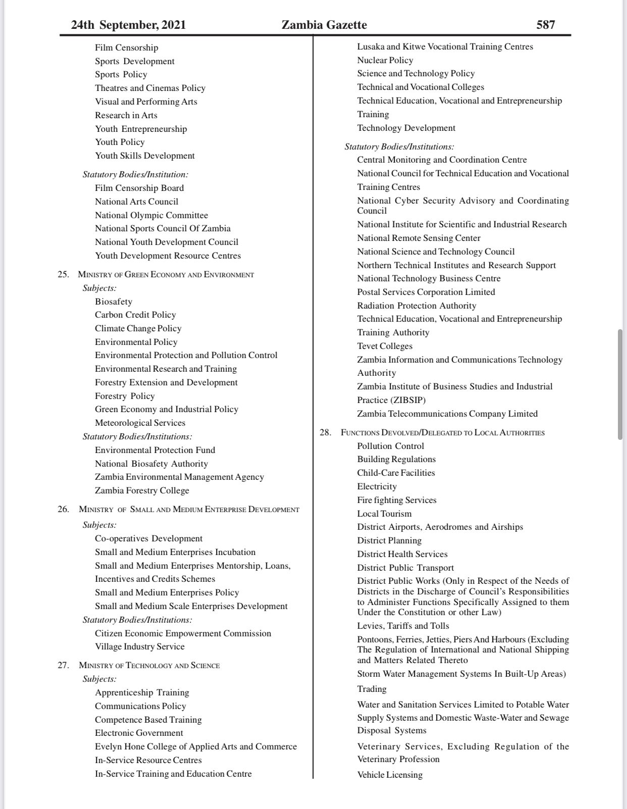 SO THIS IS GAZETTE NOTICE NO 1123 OF 2021 WHICH HAS INDICATED THAT THE ...