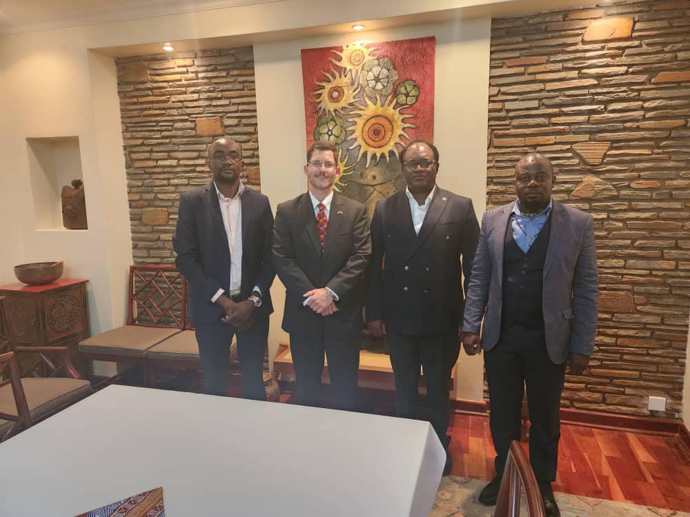 Brian Mundubile and US Ambassador to Zambia, Michael Gonzales – Daily ...